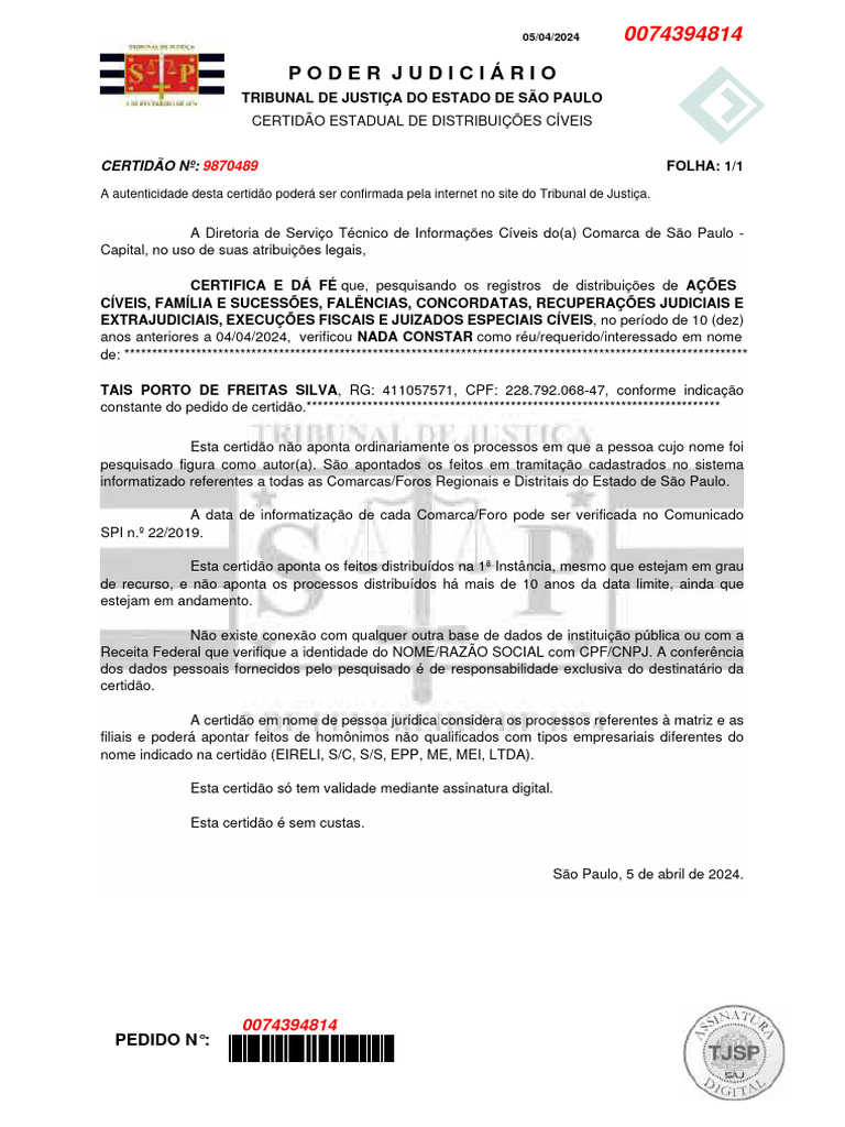 Juntada De Procuração Eliana Mansur Pdf Justiça Crime E Violência