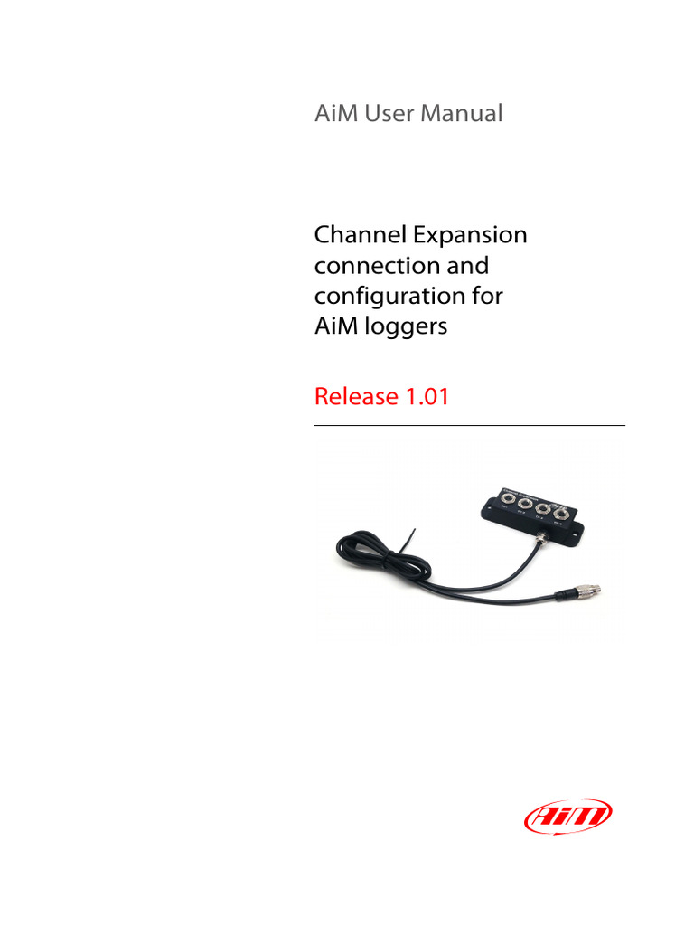 AiM User Manual Channel Expansion Eng | PDF | Cable Television | Sensor