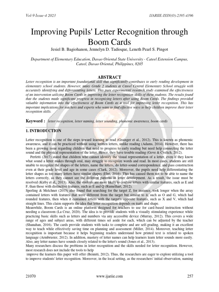 Boom Cards Boost Letter Recognition | PDF | Phonics | Literacy