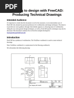 FreeCAD for Beginners | PDF | Spreadsheet | Extrusion