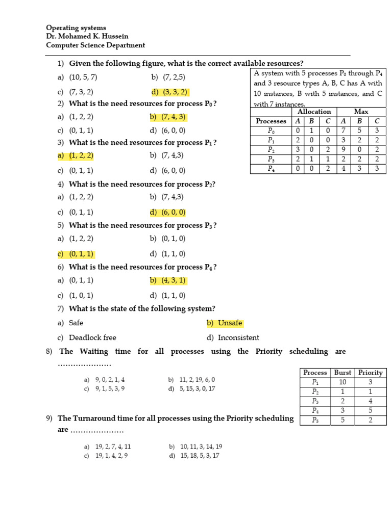 1 Revision 2 | PDF | Thread (Computing) | Process (Computing)