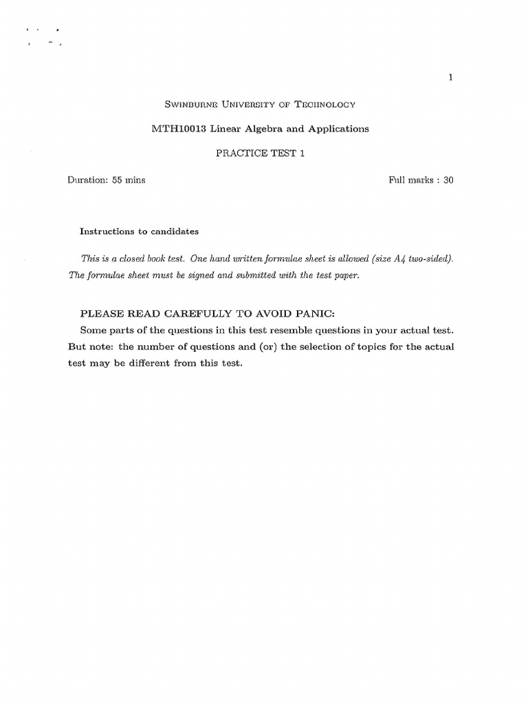 Practice Test1 solutionsNS | PDF