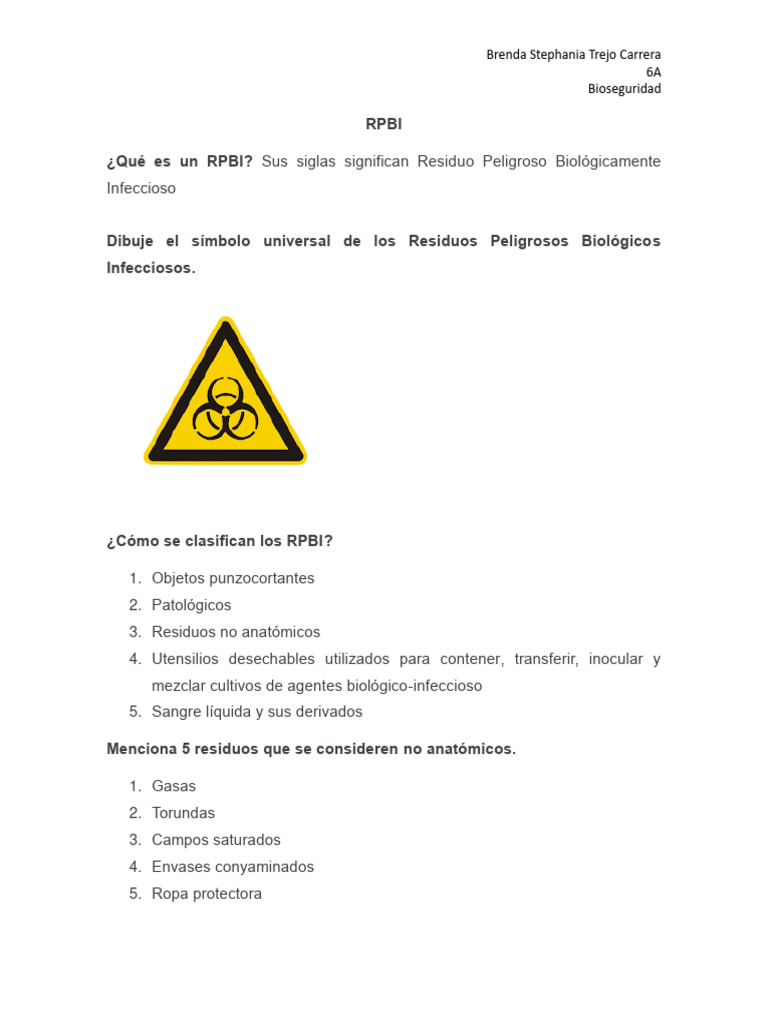 RPBI | PDF | Salud y bienestar