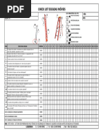 CHECKLIST - Escada - Plataforma | PDF