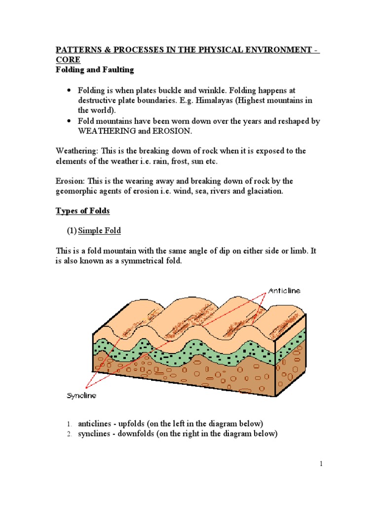 Folding and Faulting | PDF | Mountains | Fault (Geology)