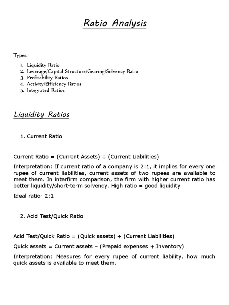 Ratio Analysis | PDF | Dividend | Equity (Finance)