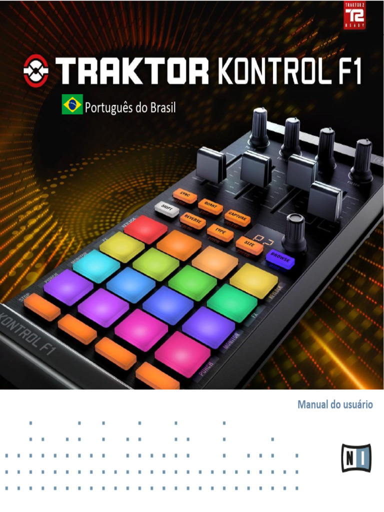 Manual Traktor Kontrol f1 PT-BR | PDF | Teclado de computador | Informática