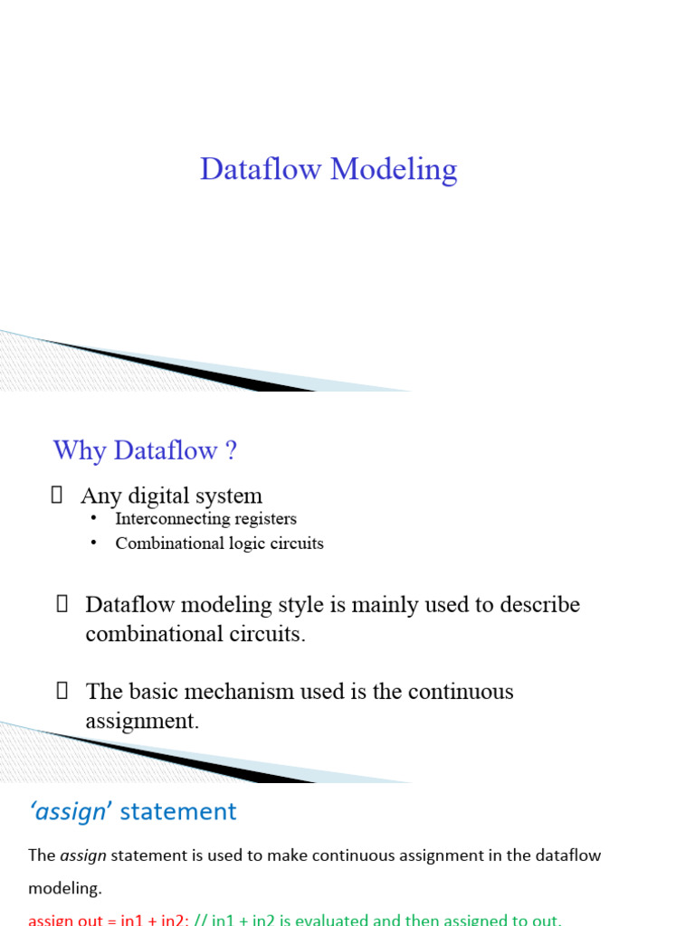 Dataflow Modelling | PDF | Mathematical Logic | Mathematics