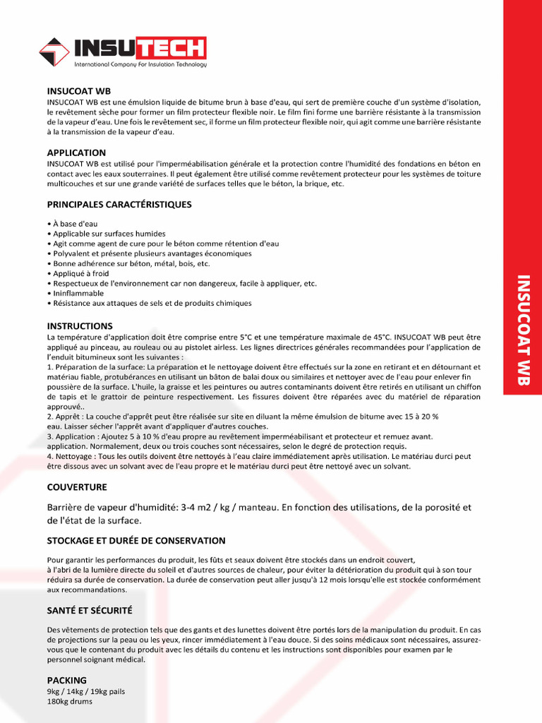 FLINKORT INSUCOAT WB FR A | PDF
