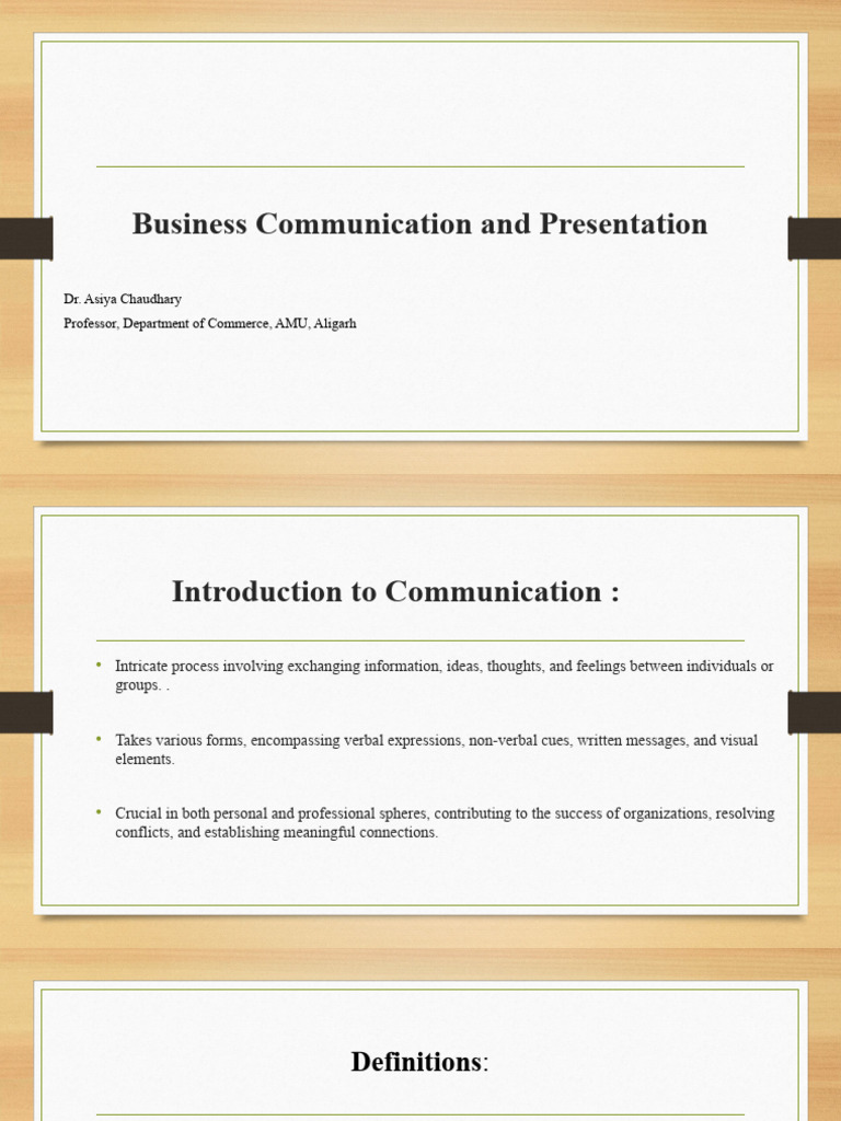 Business Communication | PDF | Communication | Market Segmentation