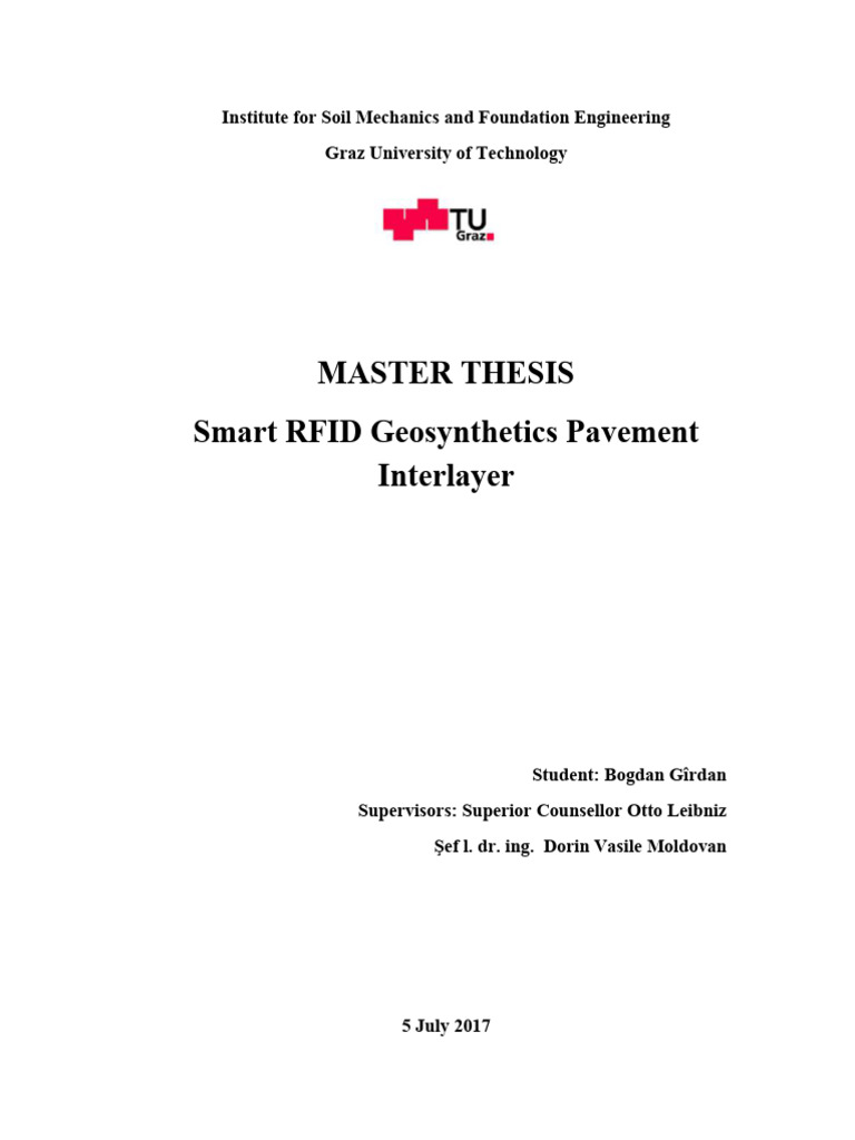 Smart RFID Geosynthetics Interlayer | PDF | Road Surface | Fiberglass