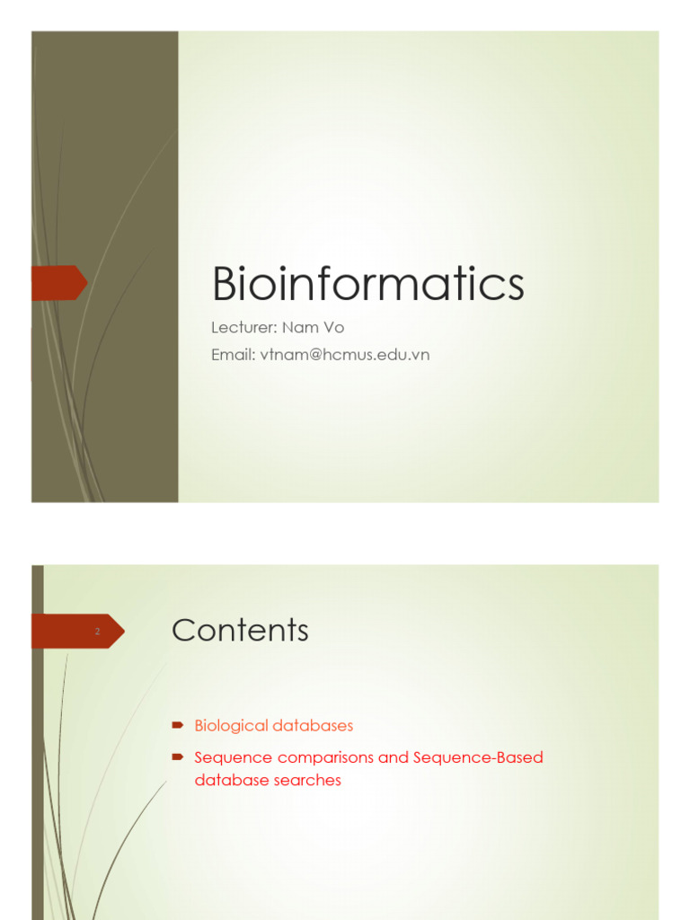 Bioinformatics Chaper3 | PDF | Sequence Alignment | Nucleic Acid Sequence