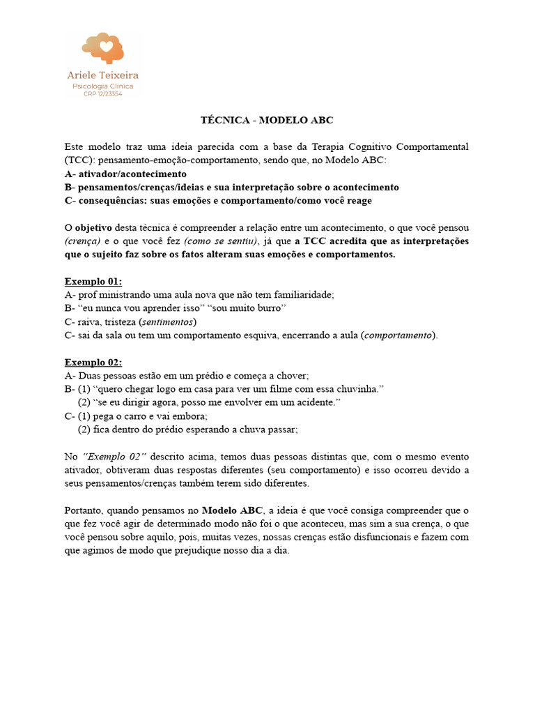 Compreendendo o Modelo ABC | PDF