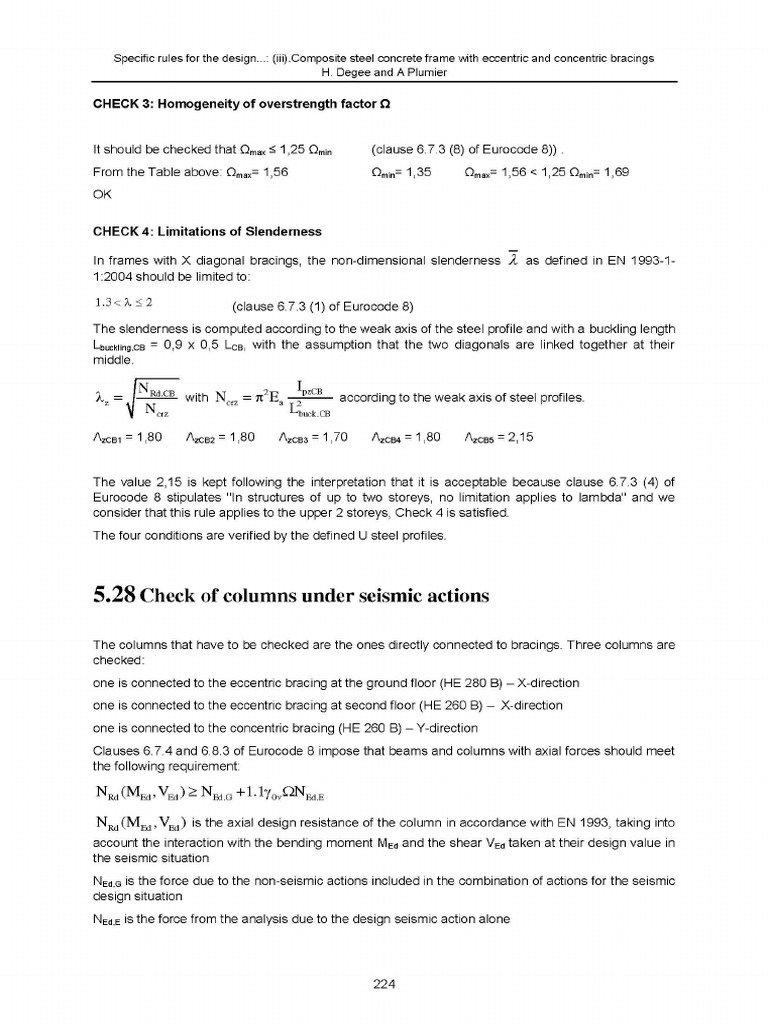 Eurocode 8 Seismic Design of Buildings W Page 238 | PDF