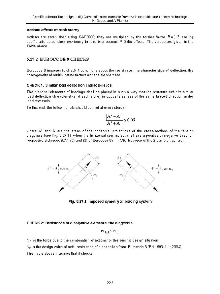 Eurocode 8 Seismic Design of Buildings W Page 237 | PDF