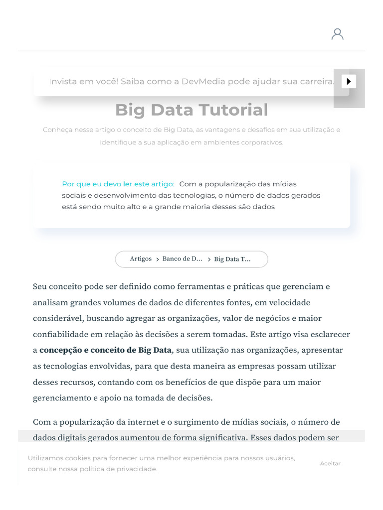 Big Data Tutorial: Como Trabalhar Com Big Data Na Prática | PDF | Big ...