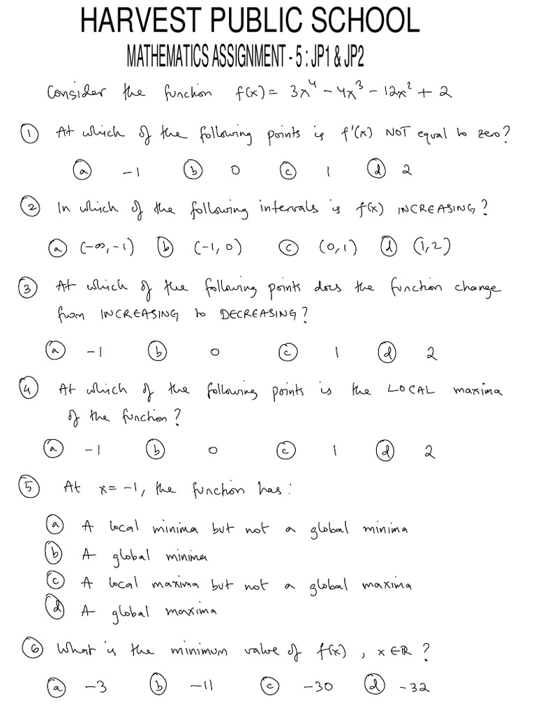 Maths - Aod, 1,2,3,4-1 | PDF | Circle | Area