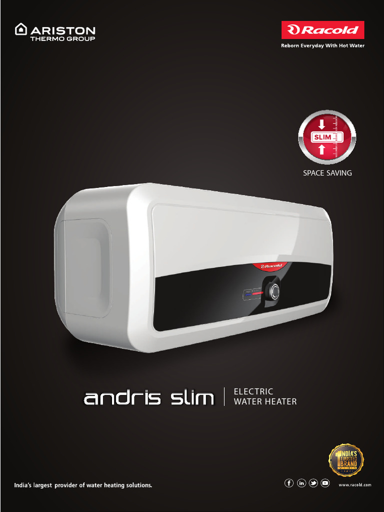 Andris Slim Leaflet | Download Free PDF | Water Heating | Sustainable ...