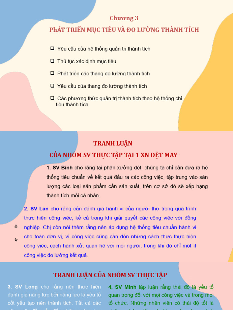 PM MBA Teaching chg3 - Phát Triển Mục Tiêu Và Đo Lường Thành Tích, 22223 | PDF