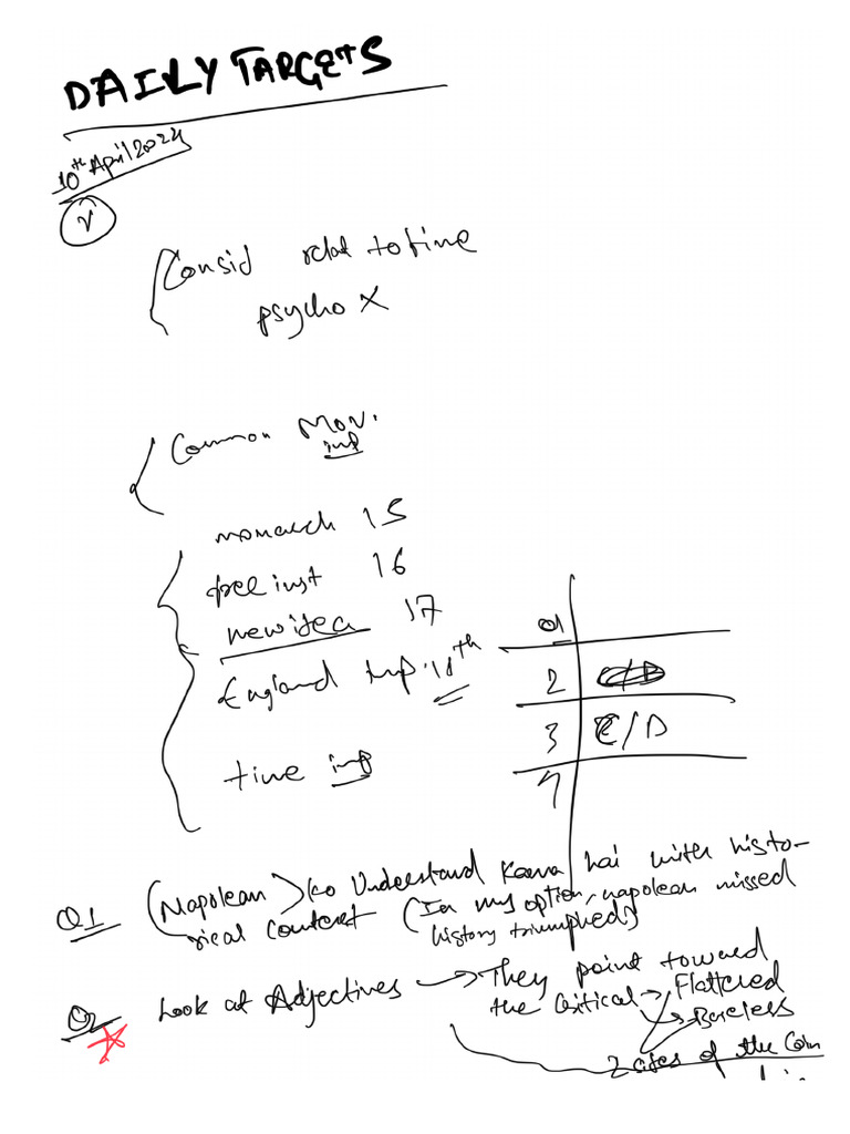 ?daily Targets? | PDF