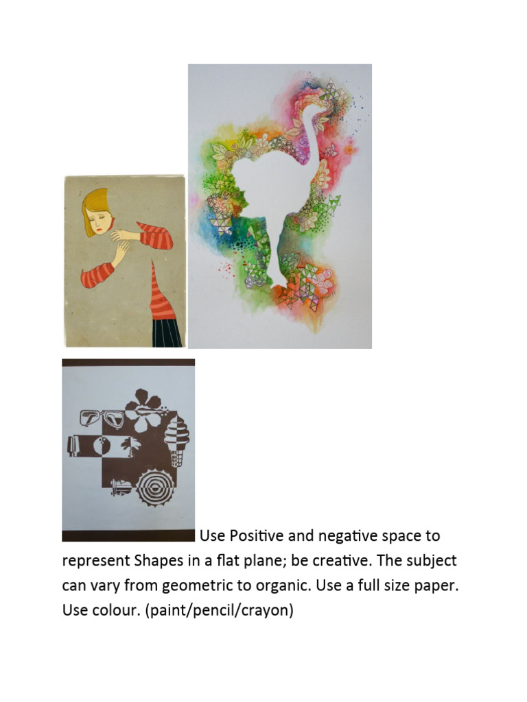 Activity - Positive-Negative Space | PDF