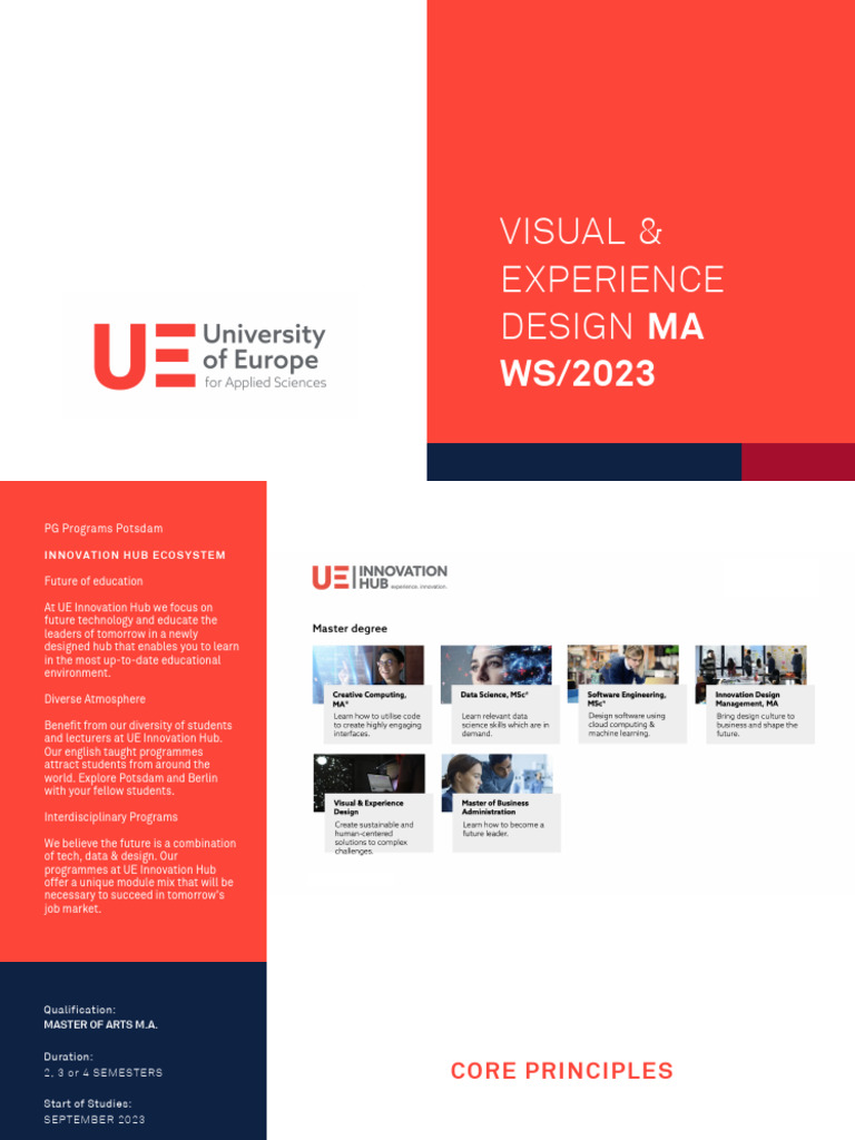 Visual & Experience Design Introduction WS2023 | PDF | Design ...