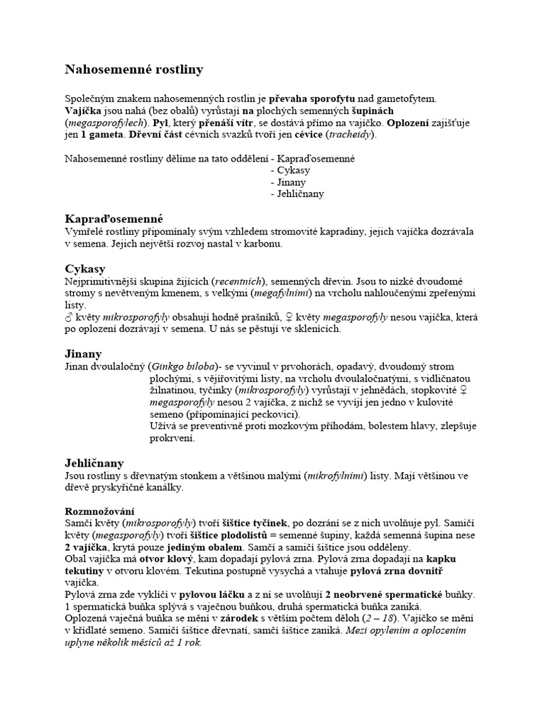 kvinta- nahosemenne-rostliny | PDF