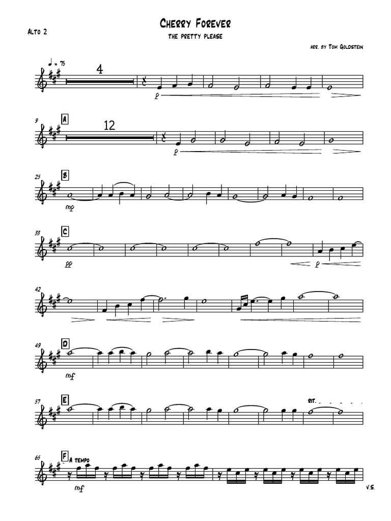 Cherry Forever - Alto 2 | PDF