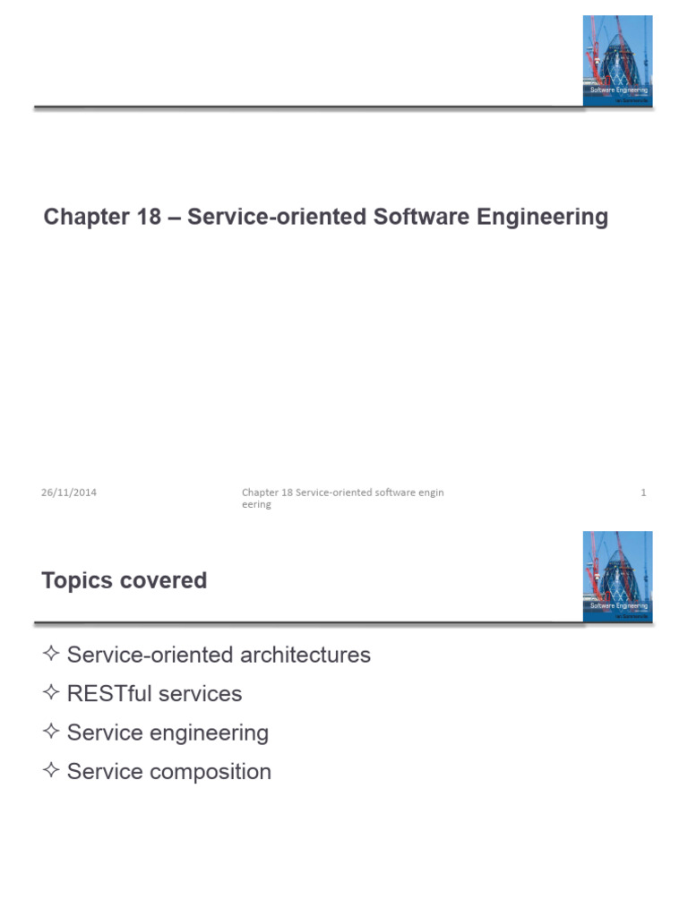 Ch18 SOA-10the Ed | PDF | Service Oriented Architecture | Web Service