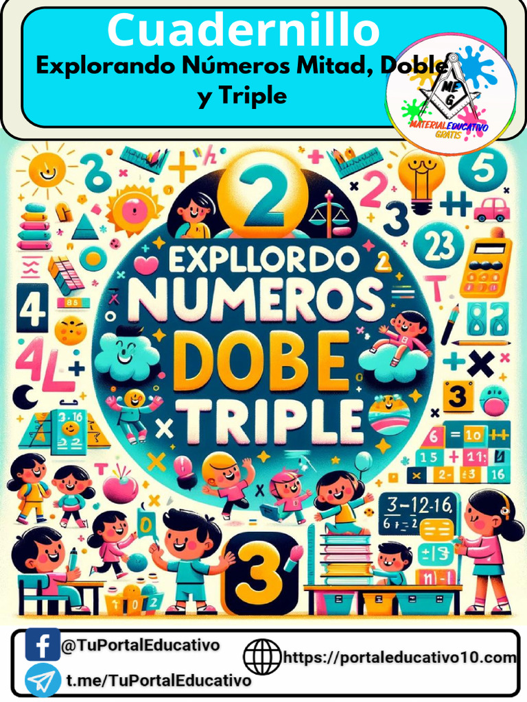 Explorando Números Mitad, Doble y Triple portaleducativo10 | PDF