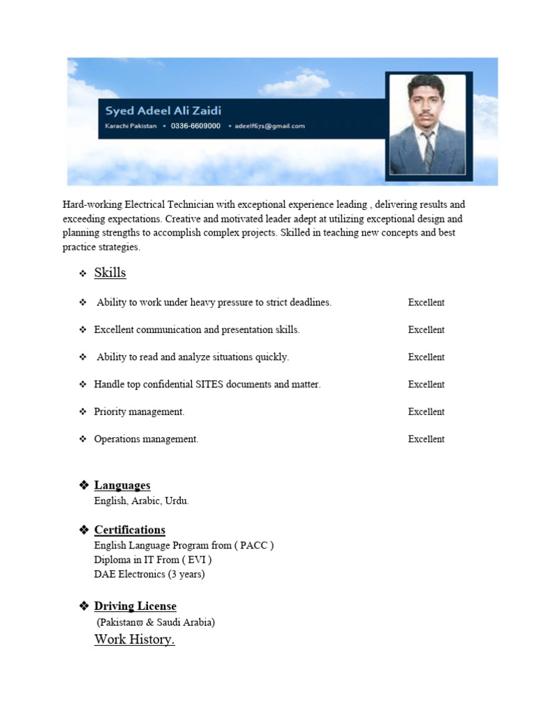 CV Adeel | Download Free PDF | Leadership