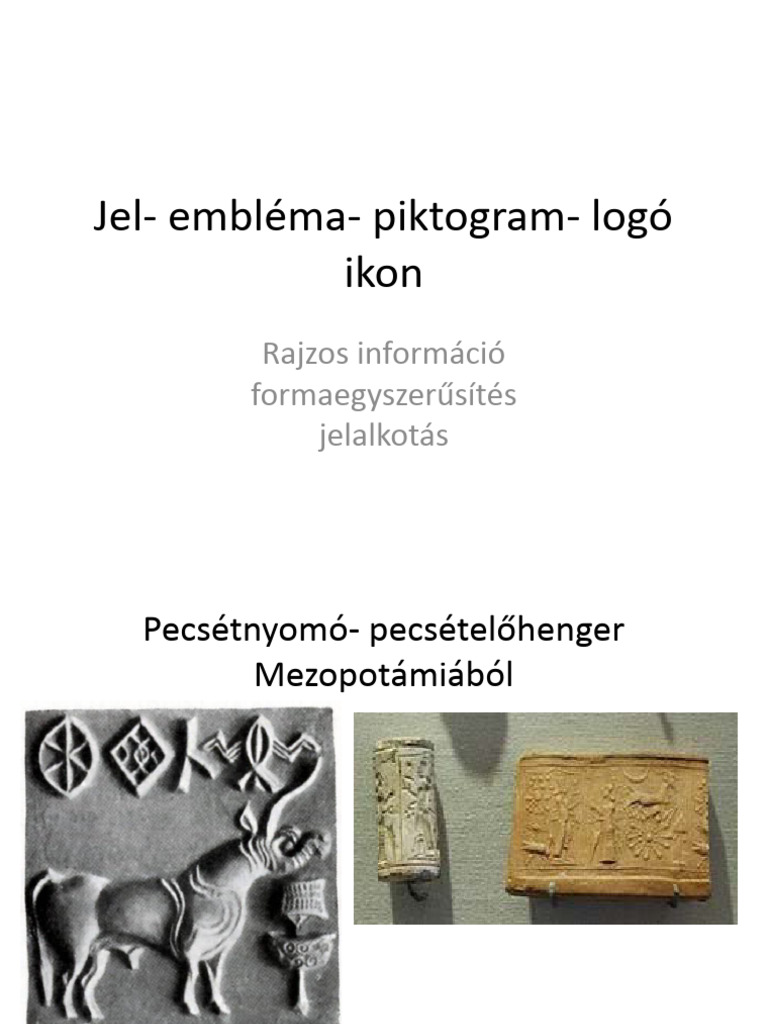 Jel - Embléma - Piktogram - Logó | PDF