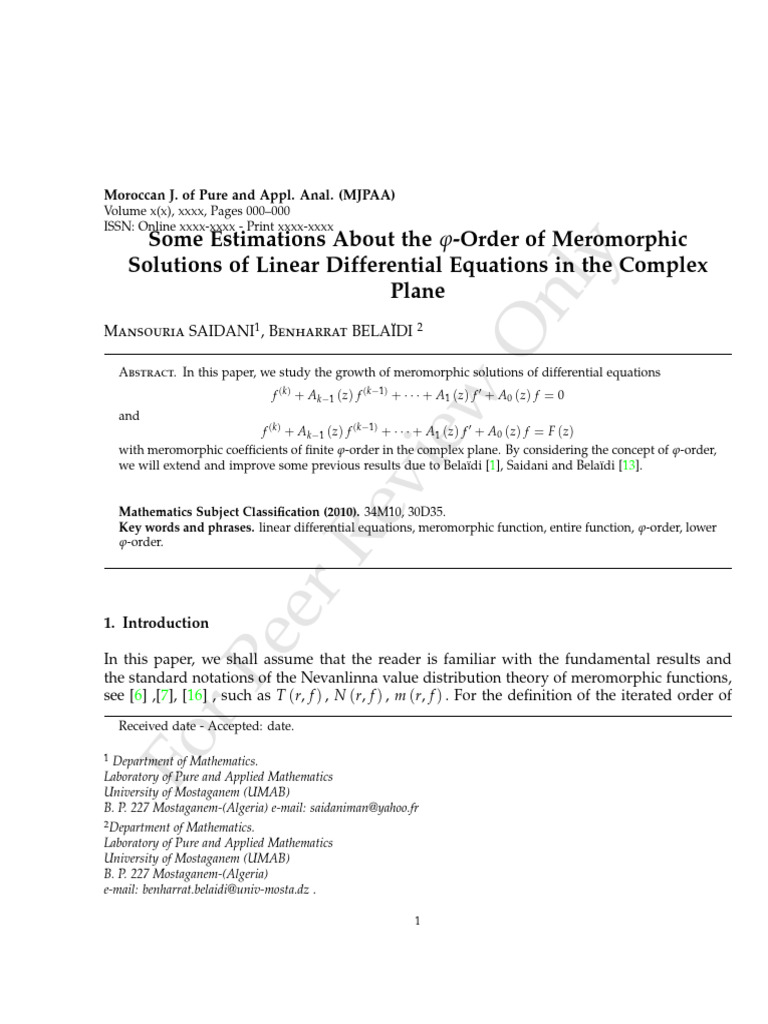Call For Papers ICRAMCS2022 Paper 8641 | PDF | Function (Mathematics) | Exponentiation
