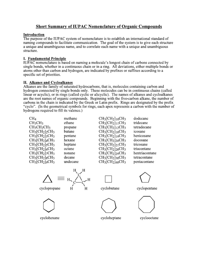 IUPAC | PDF