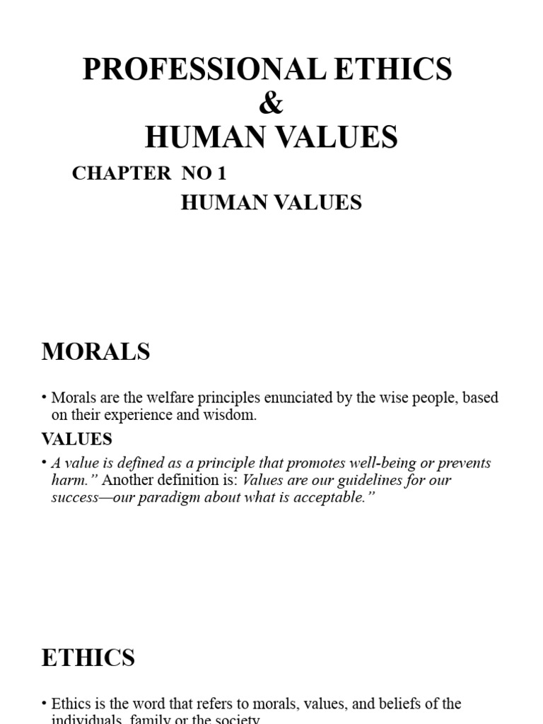 Ethics and Human Values Overview | PDF | Virtue | Courage