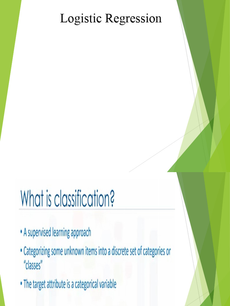 Lec-4 Logistic Regression | PDF | Logistic Regression | Errors And Residuals