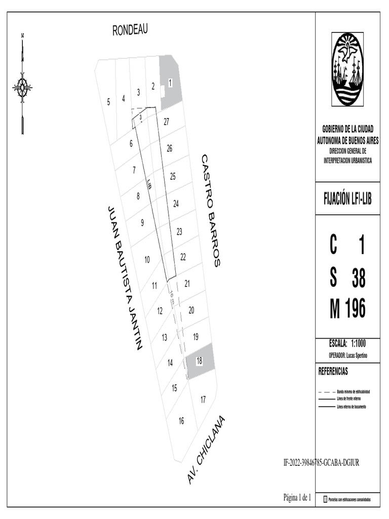 Plancheta Catastral Caba | PDF