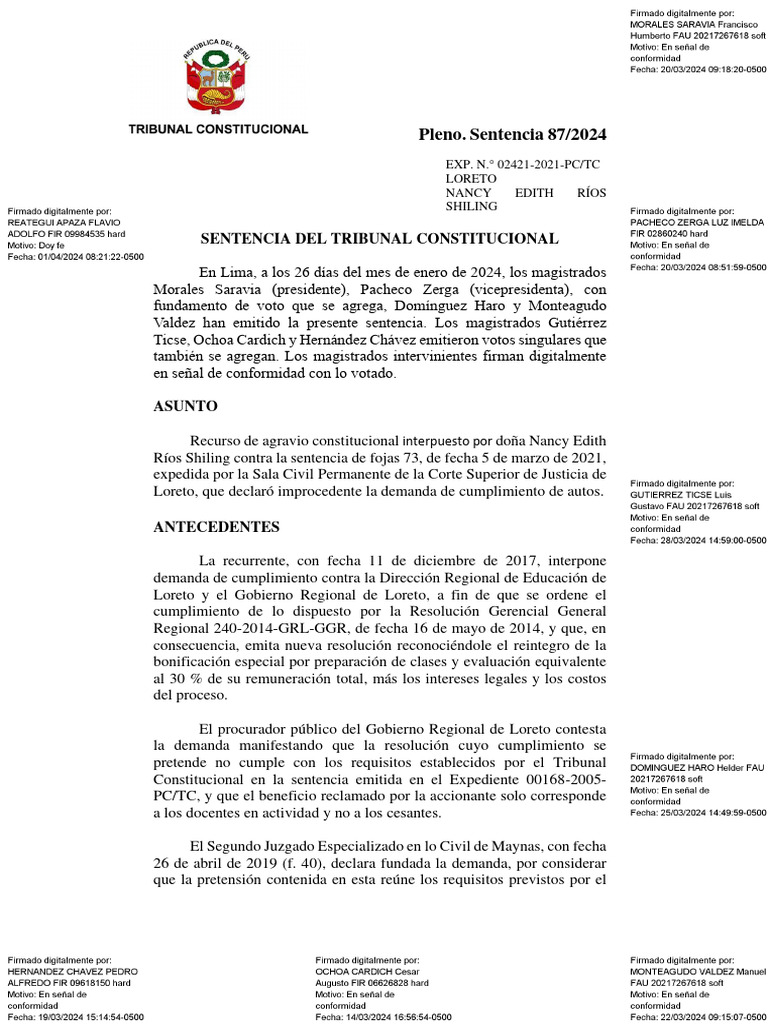 2021 Ac | Descargar gratis PDF | Caso de ley | Ley procesal