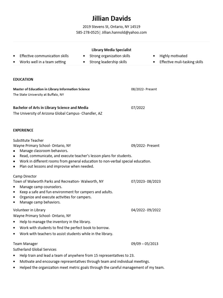 resume | PDF | Learning | Behavior Modification