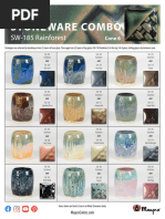 Glaze Combinations Finish Options For Ceramic Artists Mayco 5 | PDF ...