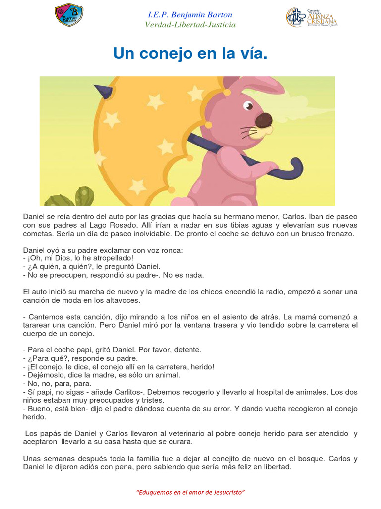 Rescate y Liberación de un Conejo | PDF | Arte | Libros para adolescentes