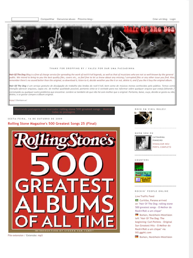 Rolling Stone's 500 Greatest Songs 25 | PDF | Rock Music | Musical Groups