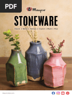 Mayco Stoneware Glaze Combinations Guide | PDF | Ceramics | Pottery