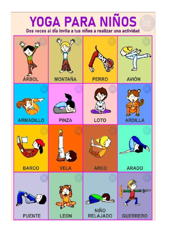 Posturas de Yoga para Niños | PDF