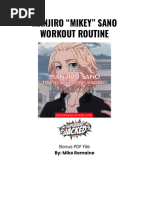 Gojo Satoru Workout Routine Guide | PDF | Strength Training | Physical ...