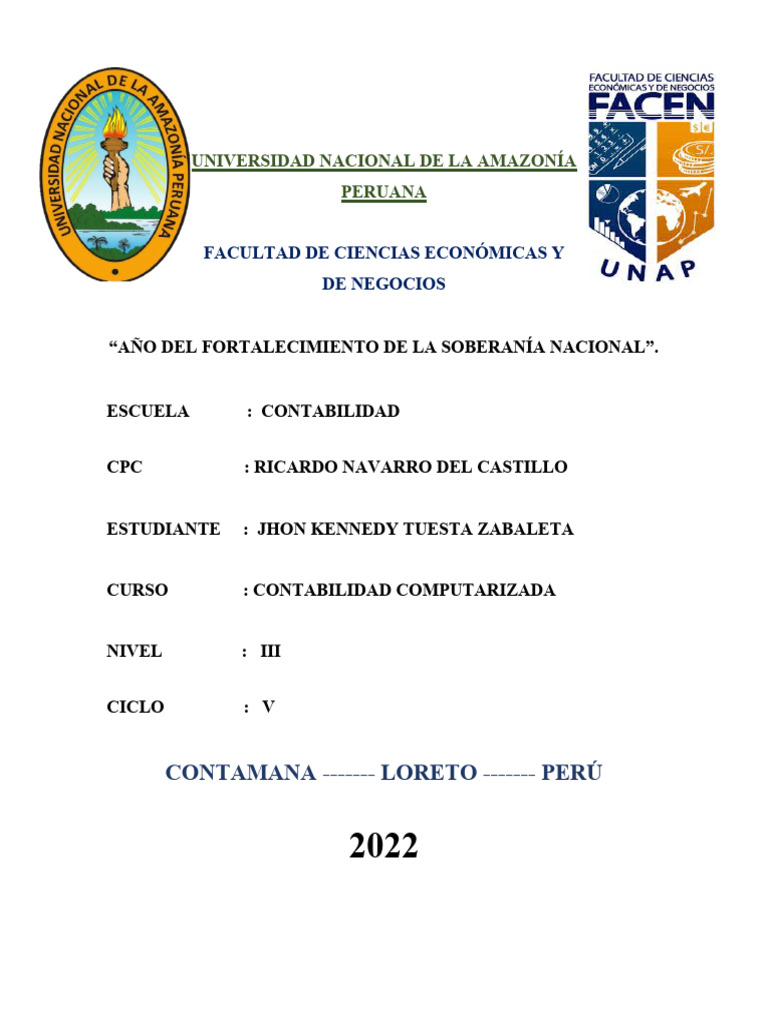 Contabilidad Computarizada | Descargar gratis PDF | Contabilidad ...