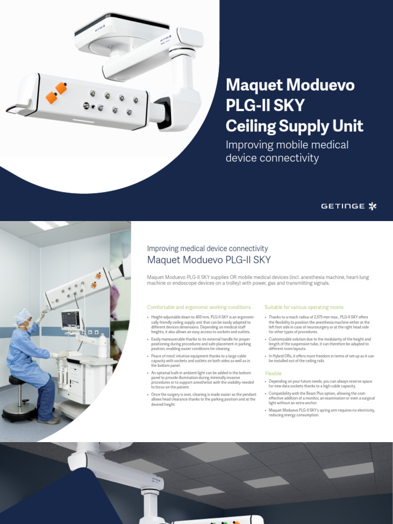 Maquet Moduevo PLG II Sky Flyer en Global | PDF | Computers