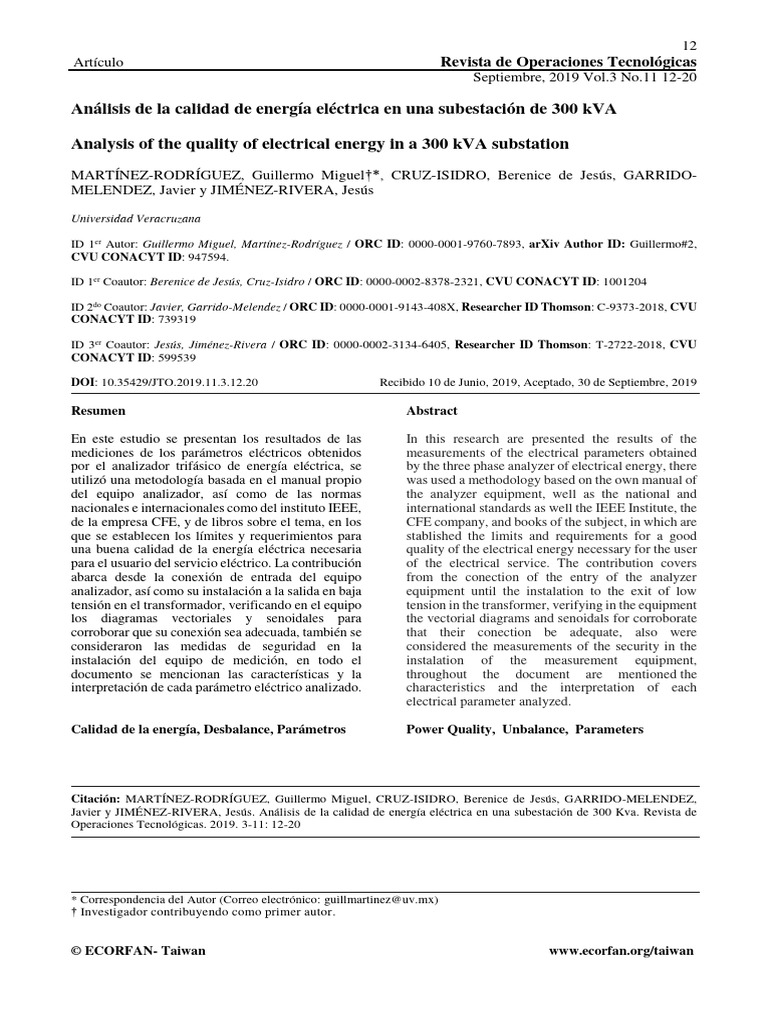 Revista de Operaciones Tecnológicas V3 N11 2 | PDF | Ingenieria ...