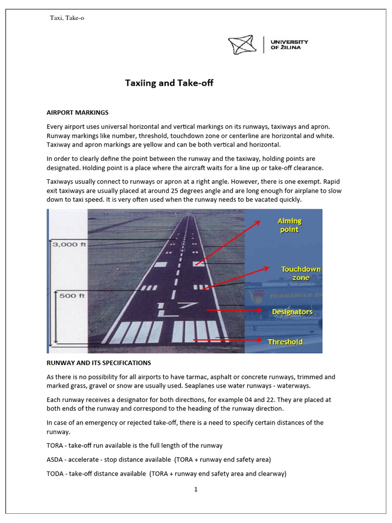 Taxi, Take-Off S | PDF | Runway | Air Traffic Control