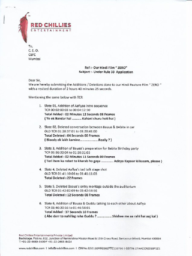 UR 33 - SCRIPT - India | PDF